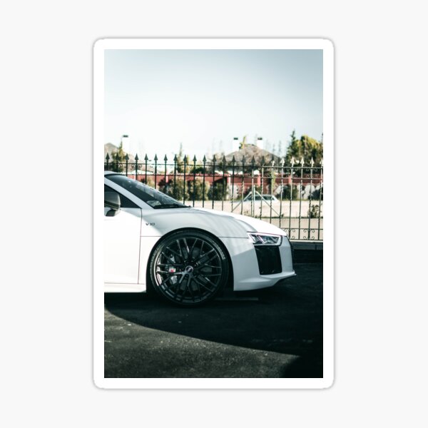 "AUDI R8" Sticker by MarioLagu | Redbubble