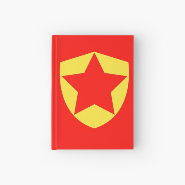 "WordGirl Chest Symbol" Hardcover Journal by roselia | Redbubble