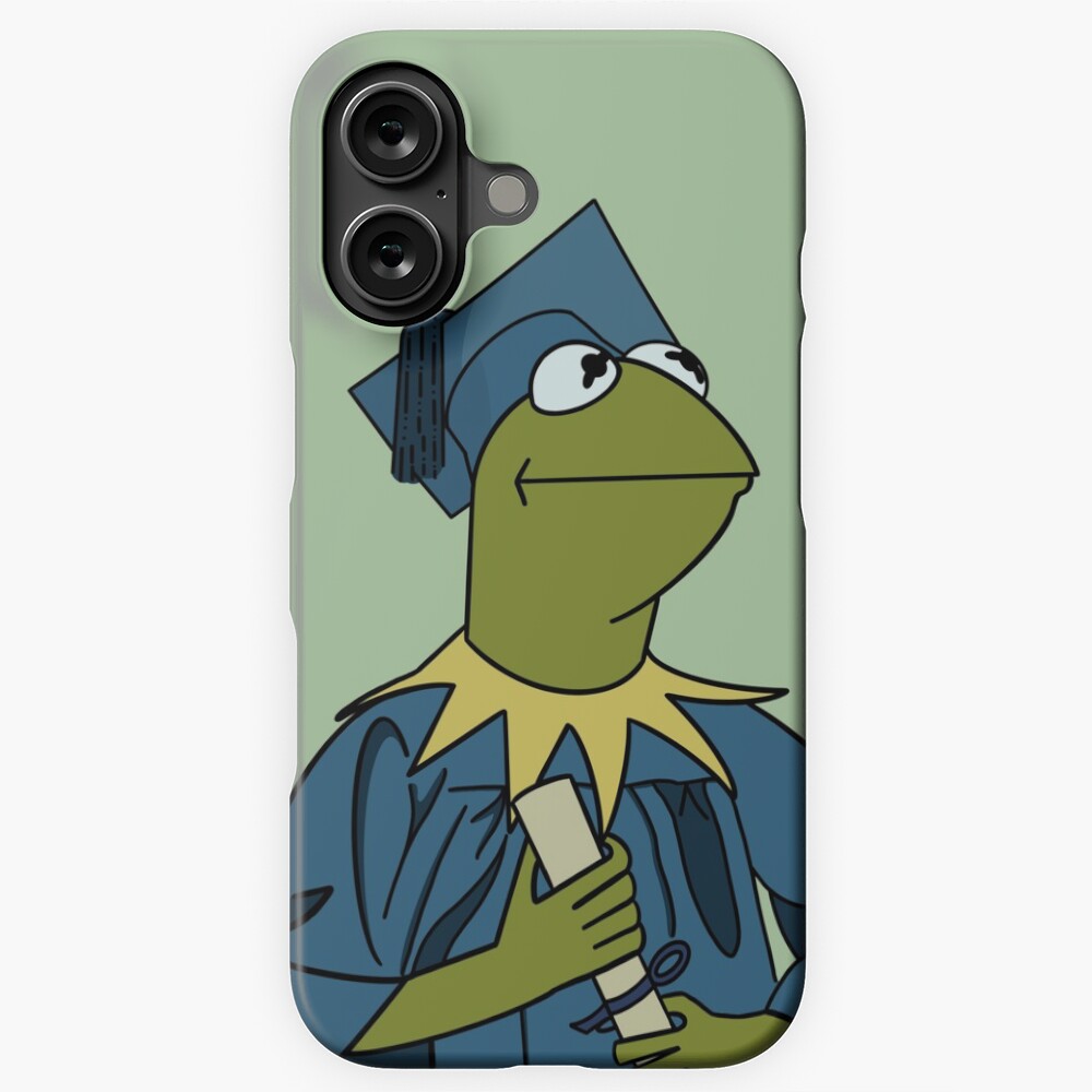 "Kermit the Graduate" Sticker for Sale by Kay-Day | Redbubble