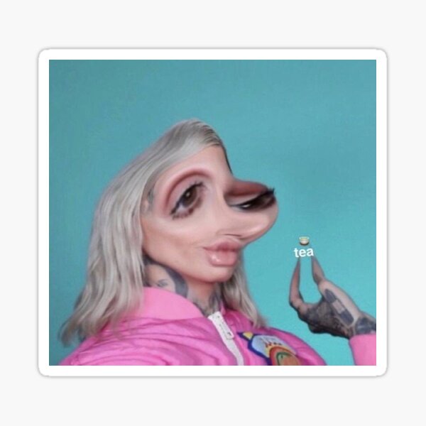 "jeffree star t e a " Sticker by sydrburnett | Redbubble