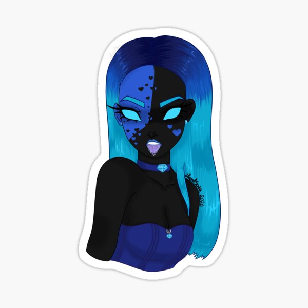 "dark ice queen" Sticker for Sale by Hardsara | Redbubble
