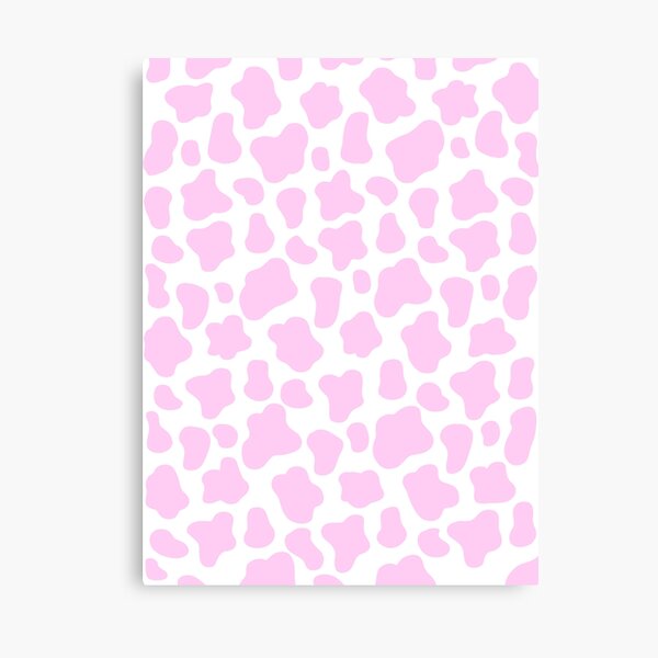 "Pink cow print " Canvas Print for Sale by laurenweiss17 | Redbubble