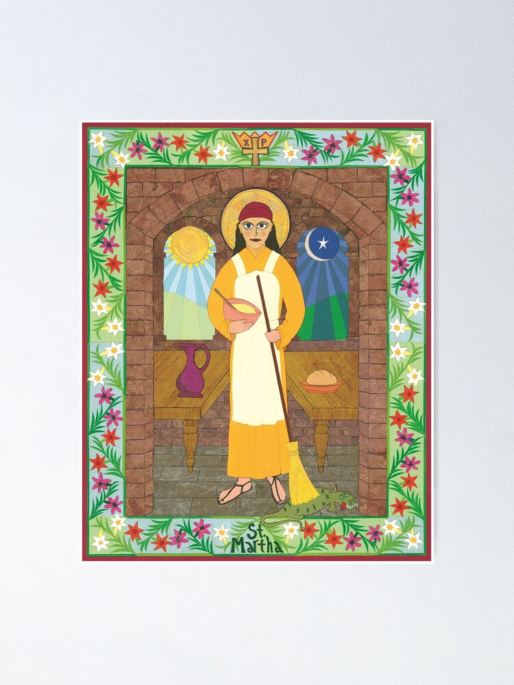 "St. Martha Icon" Poster for Sale by draber | Redbubble