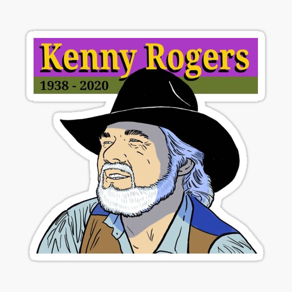 Kenny Rogers The Gambler Stickers | Redbubble
