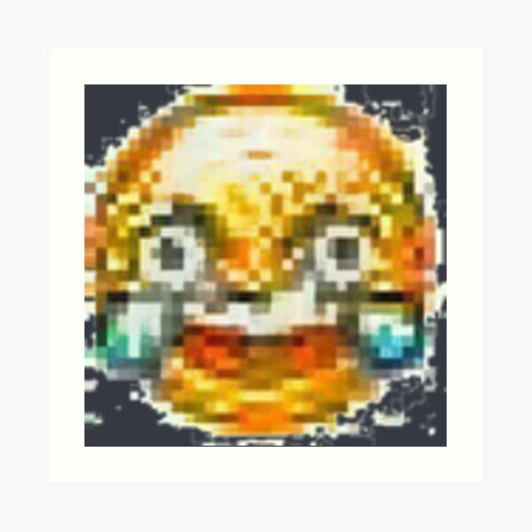 "Extreme, Disturbing, Distorted, Laughing&Crying Emoji" Art Print by ...