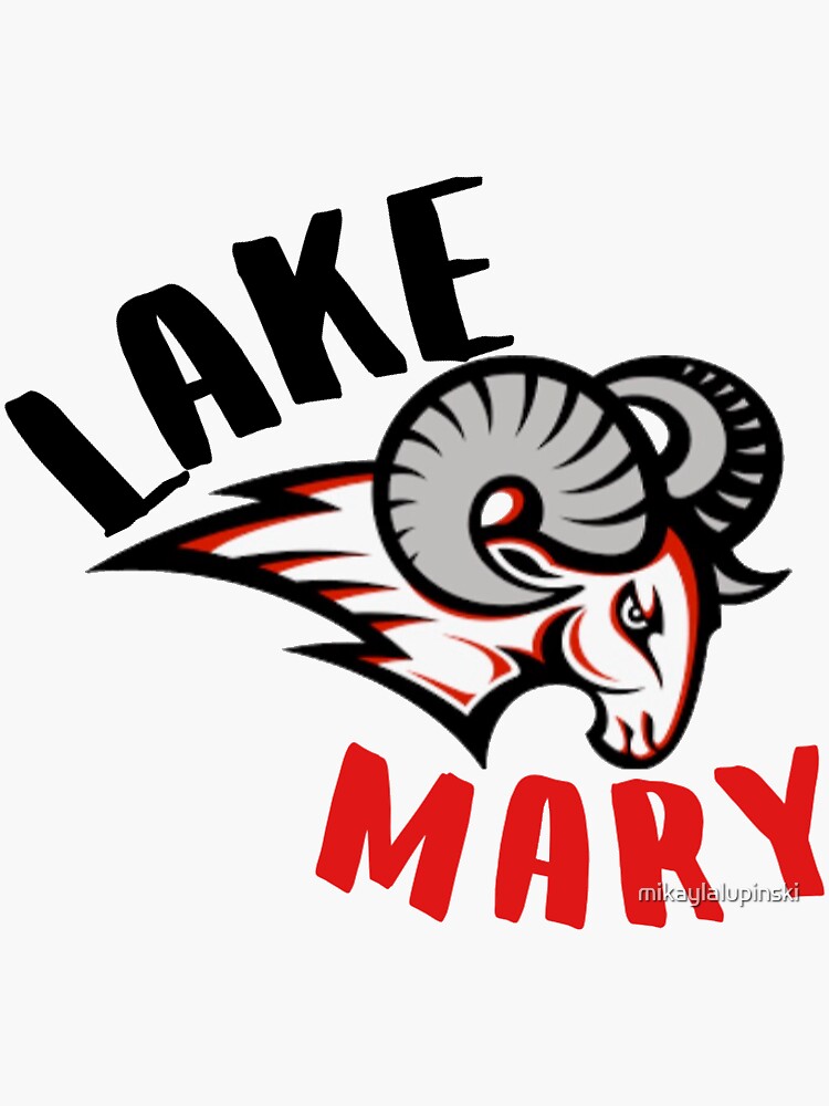 "Lake Mary Rams" Sticker for Sale by mikaylalupinski | Redbubble