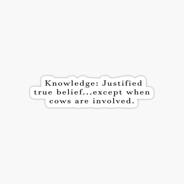 "Knowledge" Sticker for Sale by MetaphysiCoffee | Redbubble