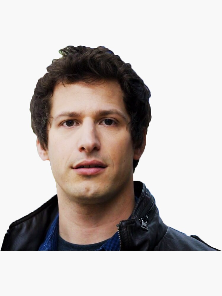 "Jake Peralta - B99" Sticker by phoebebufay | Redbubble