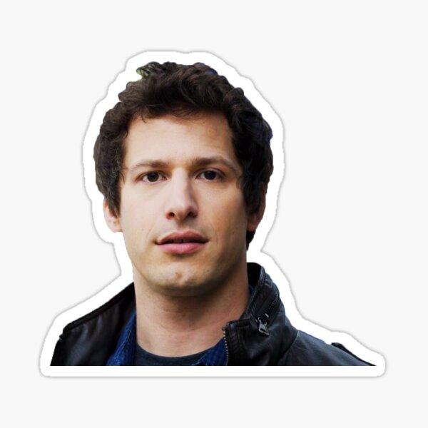 "Jake Peralta - B99" Sticker by phoebebufay | Redbubble