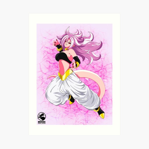 "DBZ - Android 21" Art Print for Sale by Para-Moose87 | Redbubble