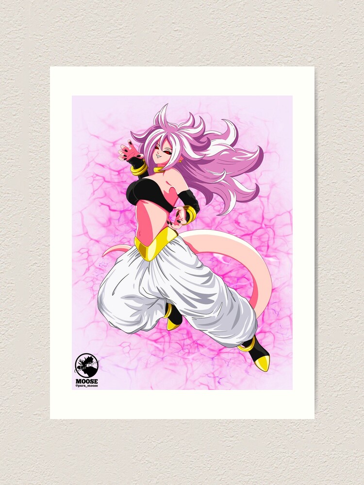 "DBZ - Android 21" Art Print for Sale by Para-Moose87 | Redbubble