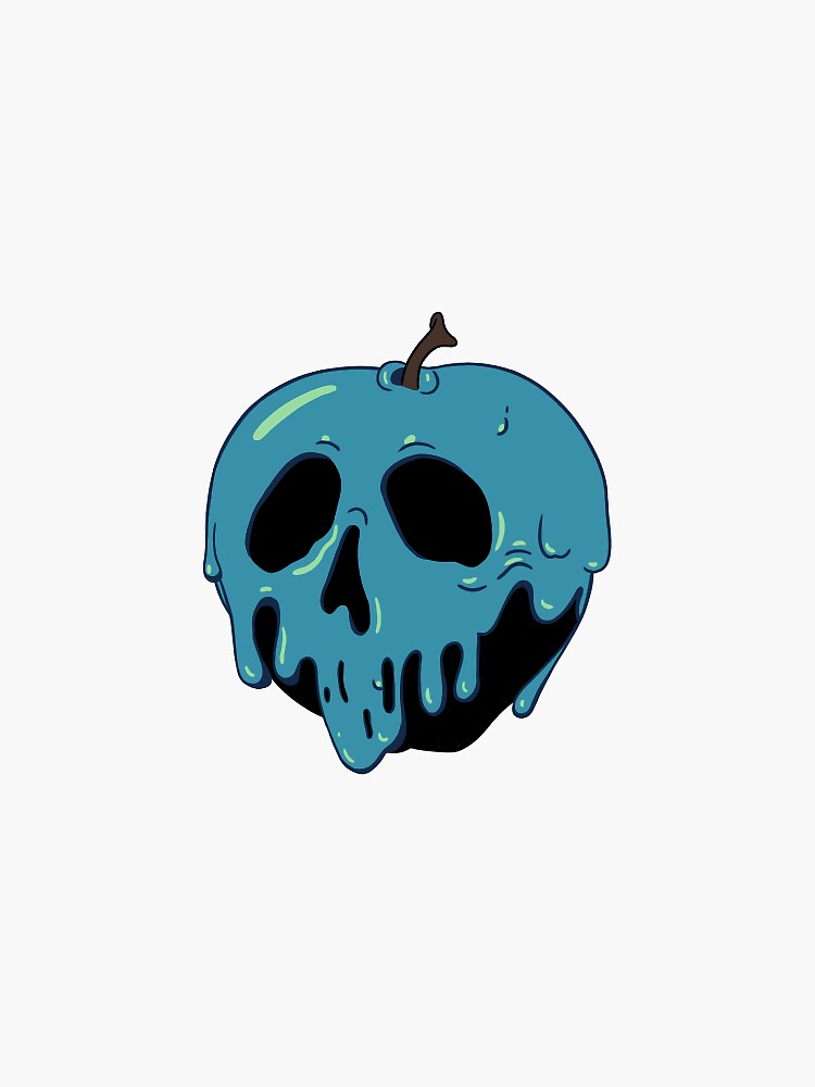 "poison apple" Sticker for Sale by kimngyn | Redbubble
