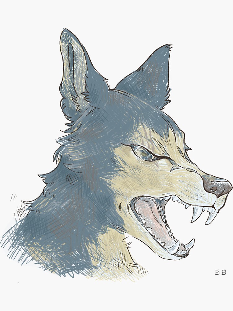 "Beastars Legosi Legoshi wolf" Sticker for Sale by BEAdesign | Redbubble