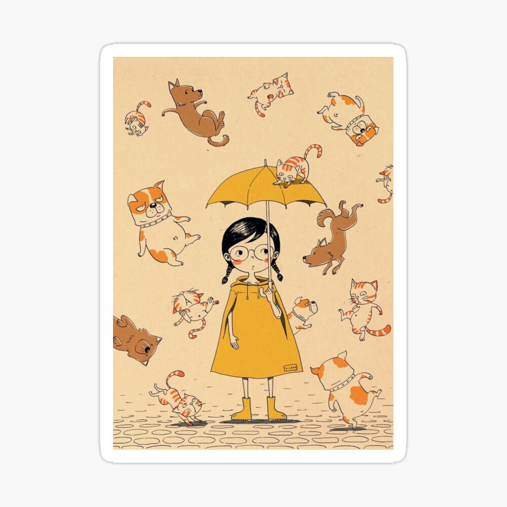 Art Raining Cats And Dogs