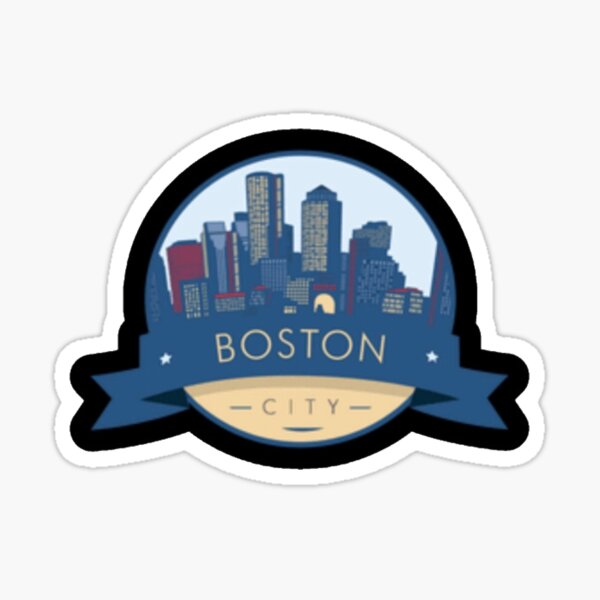 "Boston City" Sticker for Sale by marblequeen | Redbubble