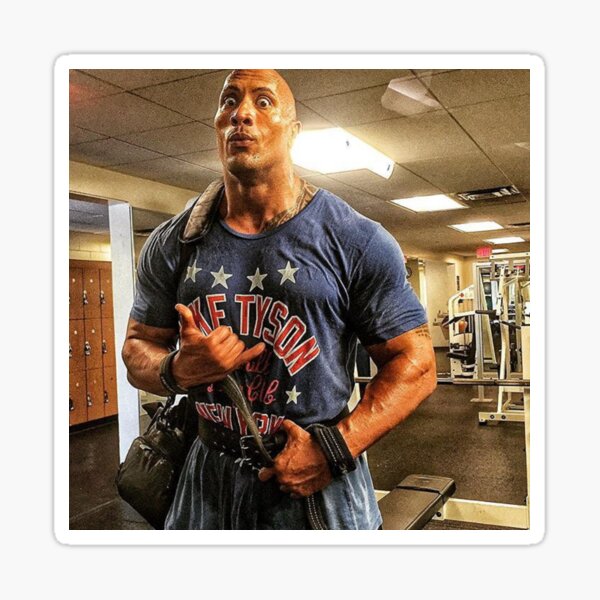 "dwayne johnson" Sticker for Sale by mocha2 | Redbubble