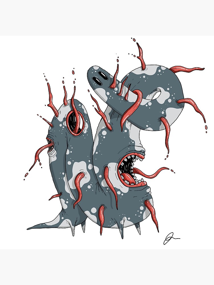"Screamy Worm Boy" Poster for Sale by TwitchCobra | Redbubble
