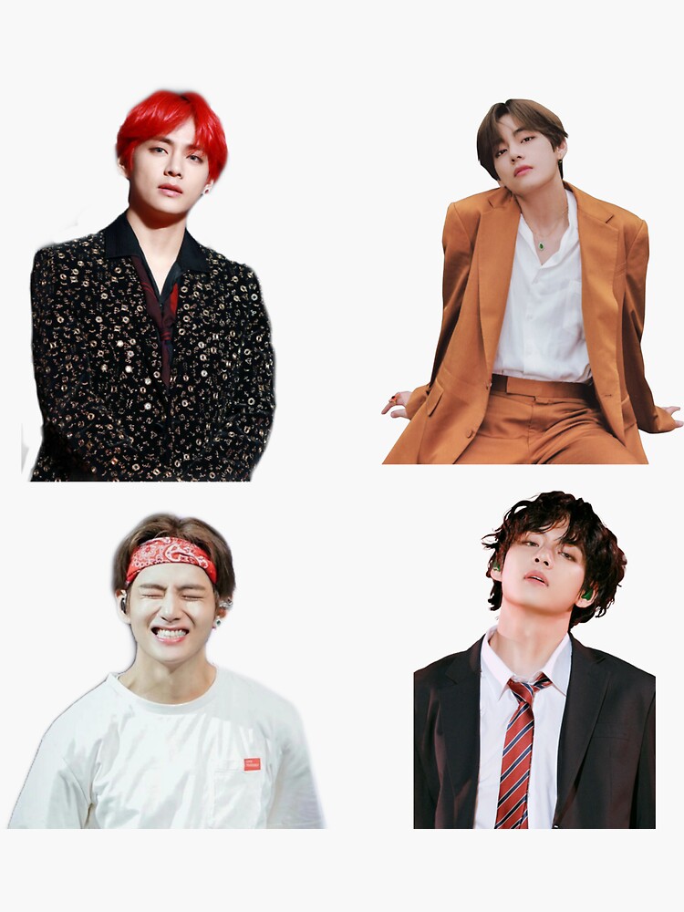 " BTS V" Sticker for Sale by juletuerk | Redbubble