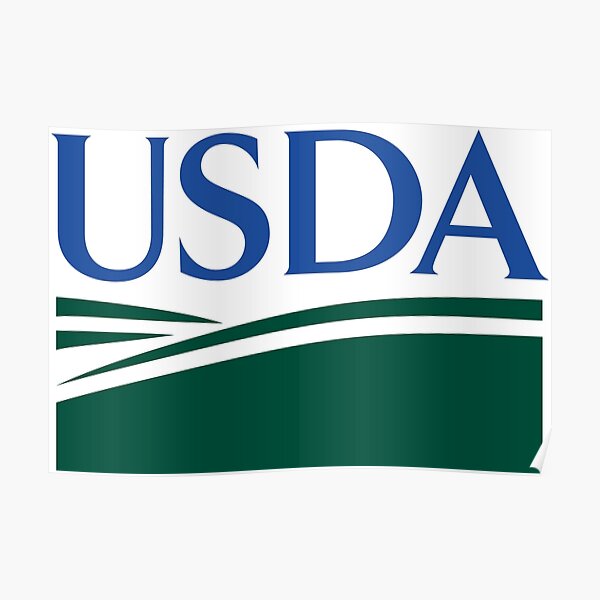 "Department of Agriculture USDA Logo" Poster for Sale by ArgosDesigns ...
