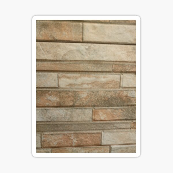 "stone brick wall" Sticker by TheDummiesTeam | Redbubble