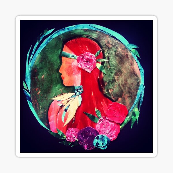 "Goddess Freya" Sticker for Sale by Goddessart | Redbubble