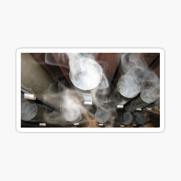 "smoking organ pipes, smoking organ pipes organ pipe organ" Sticker for ...