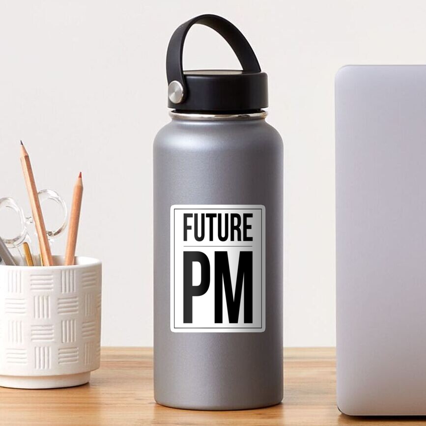 "Future PM" Sticker for Sale by Revered | Redbubble