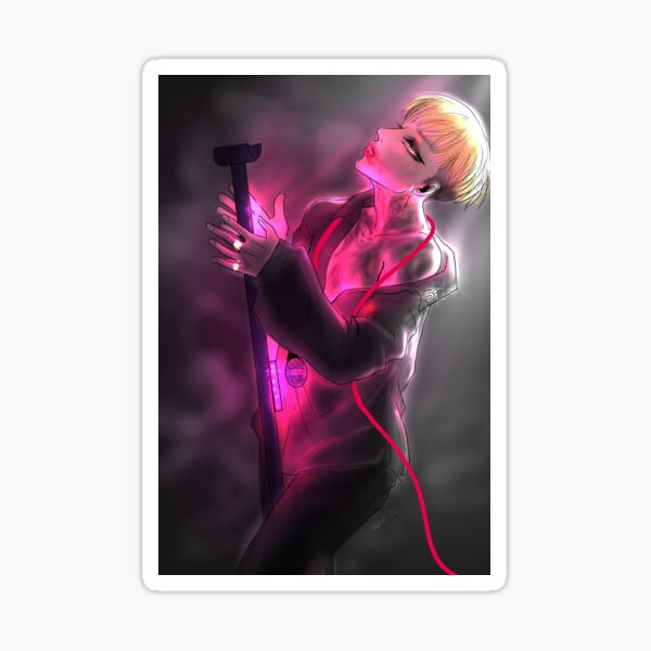 "Kyo " Sticker for Sale by Kuji02 | Redbubble