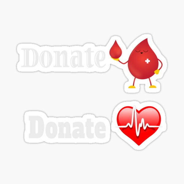 Blood Donor Stickers | Redbubble