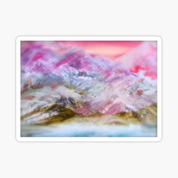 "Ethereal Pastel" Sticker by ElleVictoriaArt | Redbubble