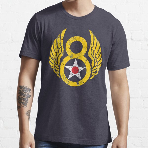"Mighty Eighth - 8th Air Force" T-shirt for Sale by 909Apparel ...