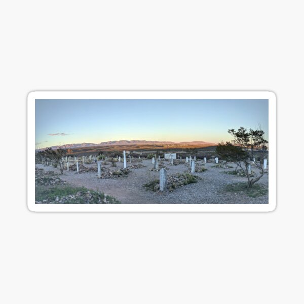 "Boothill Graveyard" Sticker for Sale by Sabrineshine | Redbubble