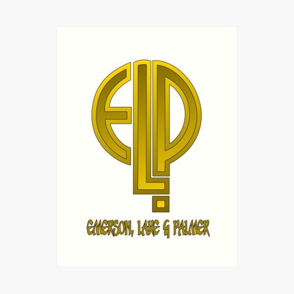 "Emerson, Lake & Palmer: Solid Gold Logo" Art Print for Sale by Pop-Pop ...