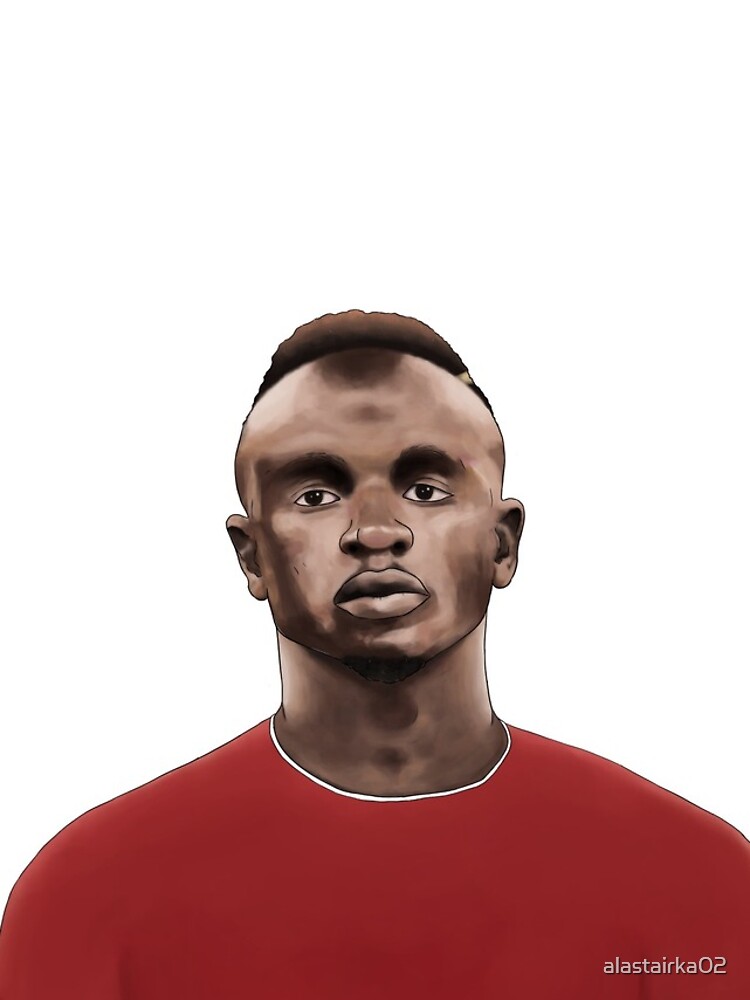 "Sadio Mané Portrait" iPhone Case for Sale by alastairka02 | Redbubble