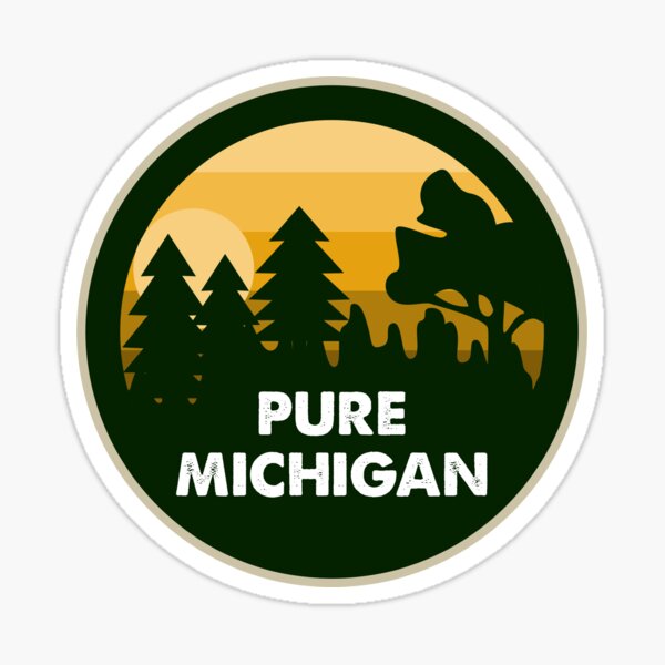 Pure Michigan Stickers | Redbubble