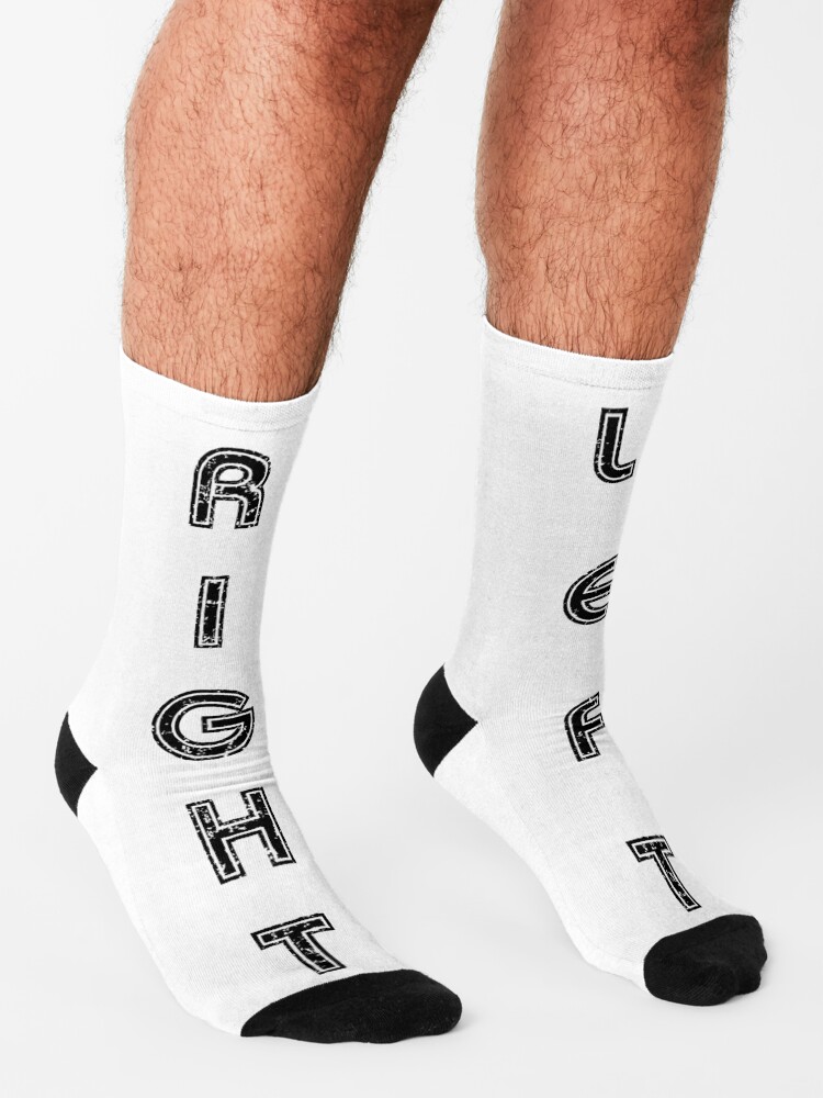"Left foot and Right foot socks" Socks for Sale by metaminas | Redbubble