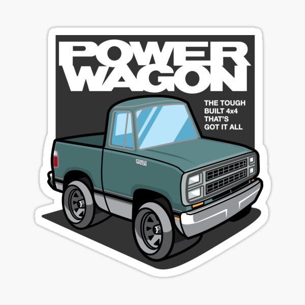 Power Wagon Stickers | Redbubble