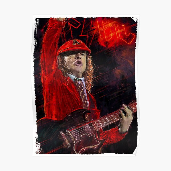 Angus Young Posters | Redbubble