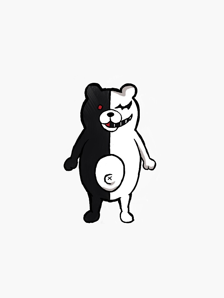 "Monokuma Colour swap" Sticker for Sale by FlxwerKidd | Redbubble
