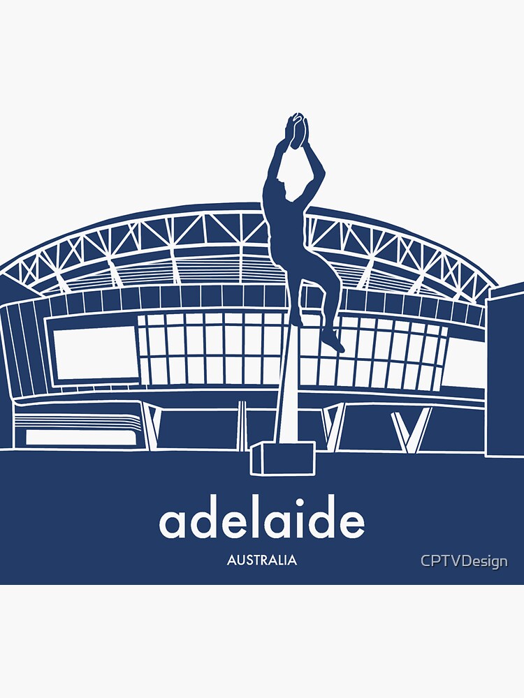 "Iconic Adelaide" Sticker for Sale by CPTVDesign | Redbubble