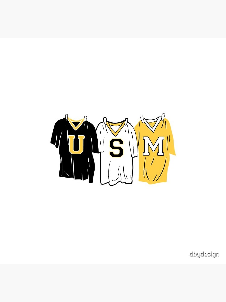 "USM jersey" Pin for Sale by dbydesign | Redbubble