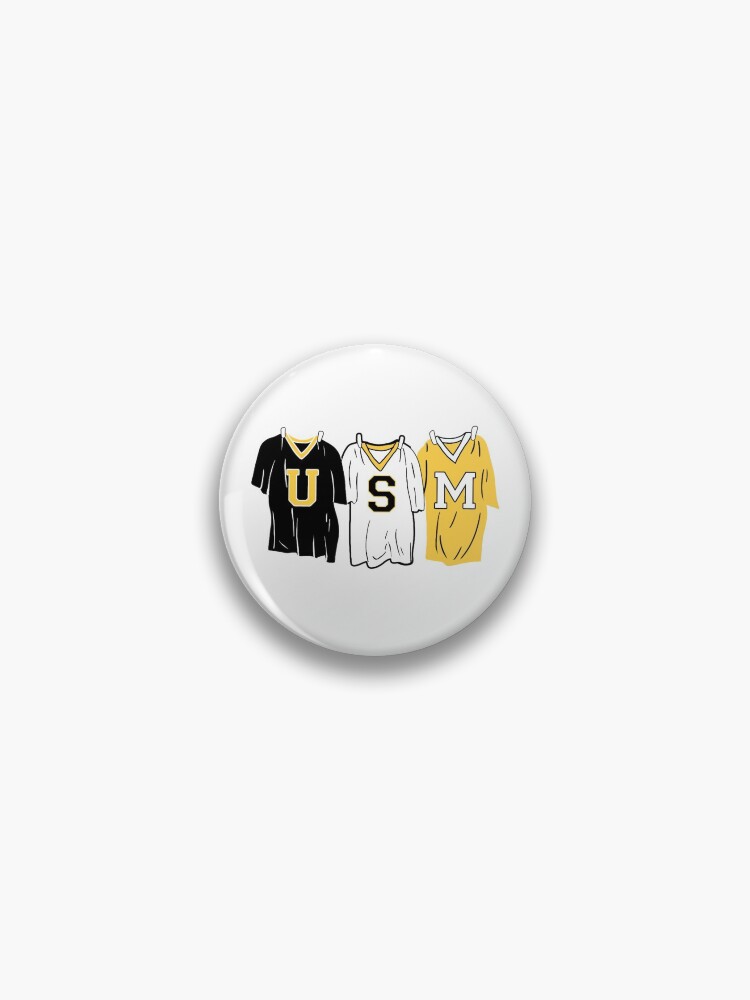 "USM jersey" Pin for Sale by dbydesign | Redbubble