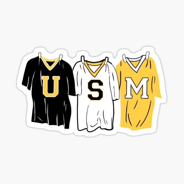 "USM jersey" Sticker for Sale by dbydesign | Redbubble