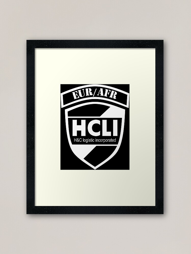 "Jormungand - HCLI Logo (Black Patch)" Framed Art Print by Fireseed-Josh | Redbubble