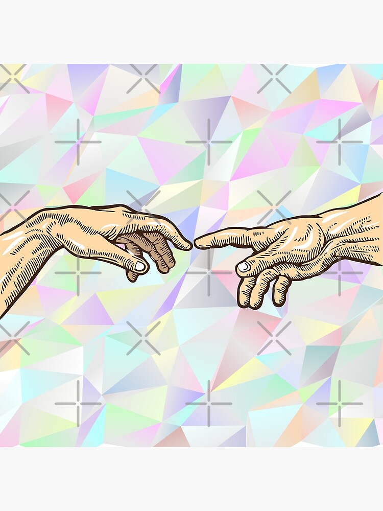 the creation of adam - draw Premium Matte Vertical Poster sold by Eric ...