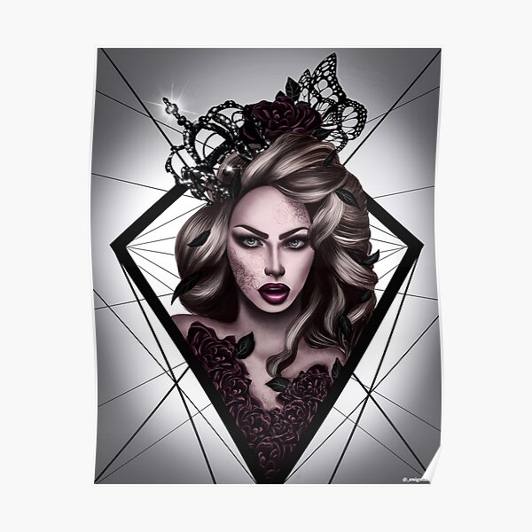 "Alyssa Edwards “Queen Of Roses”" Poster for Sale by EnigmaArtz | Redbubble