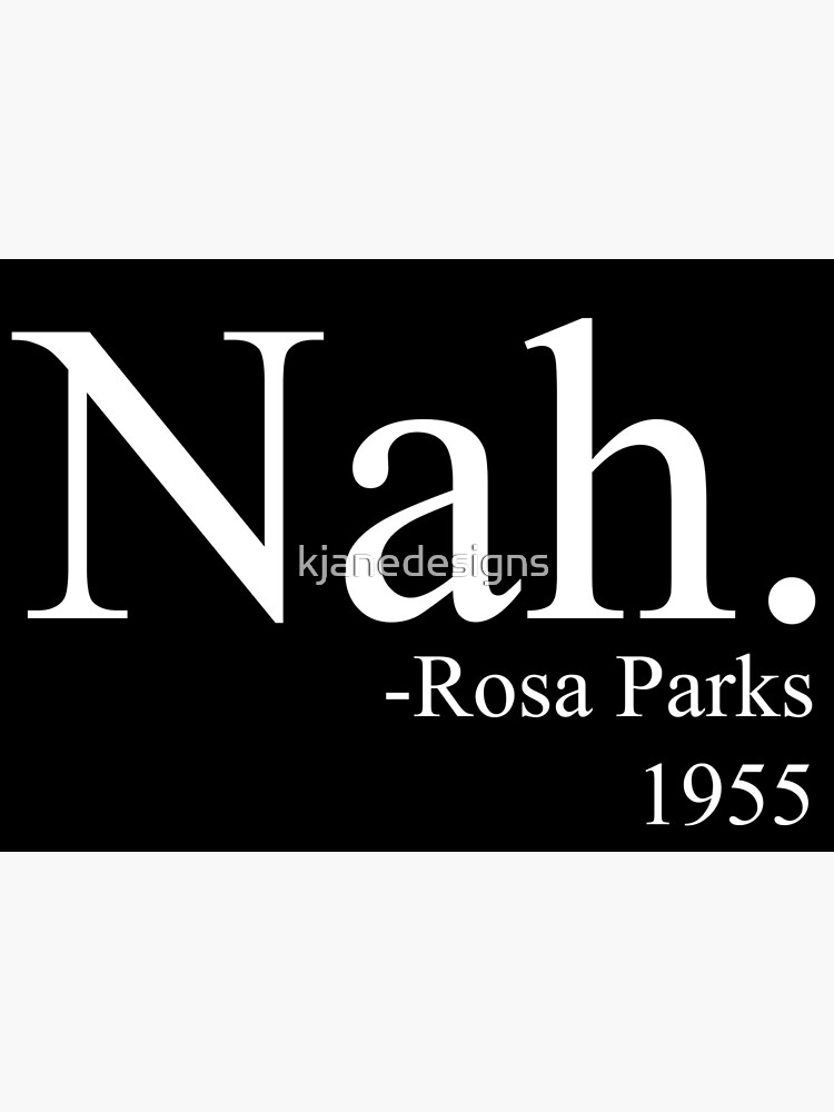 "Nah" Poster for Sale by kjanedesigns | Redbubble
