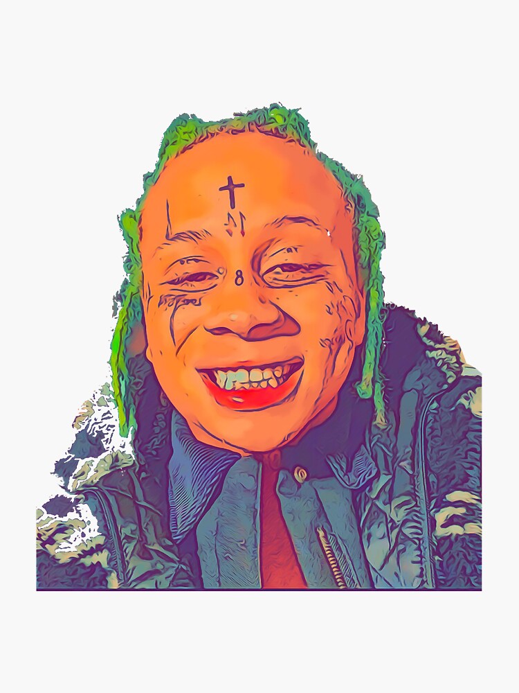 "Trippie Red" Sticker for Sale by EastDesignz | Redbubble