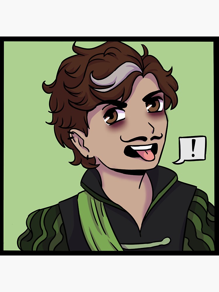 "Remus Sanders Sticker Icon" Sticker by AmayaIsOkay | Redbubble