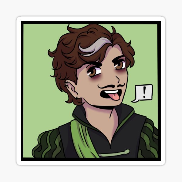 "Remus Sanders Sticker Icon" Sticker by AmayaIsOkay | Redbubble